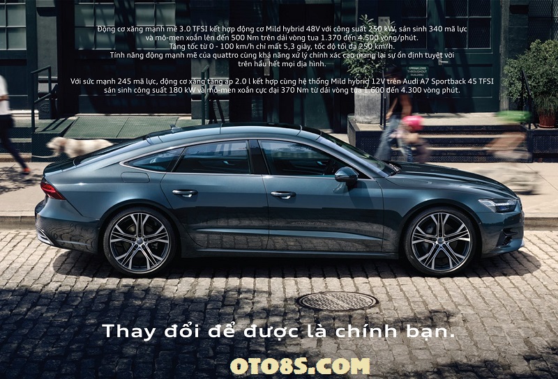 Oto8s - Audi A7 2023: Giá Bán Lăn Bánh, Hình Ảnh, Thông Số Kỹ Thuật